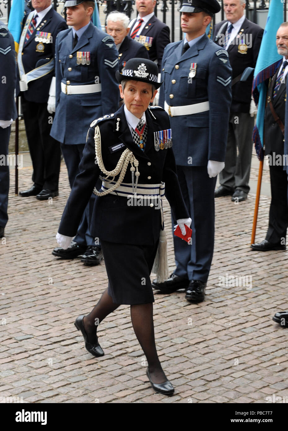 Commissioner Cressida Rose Dick CBE QPM at the RAF centenary ceremony ...