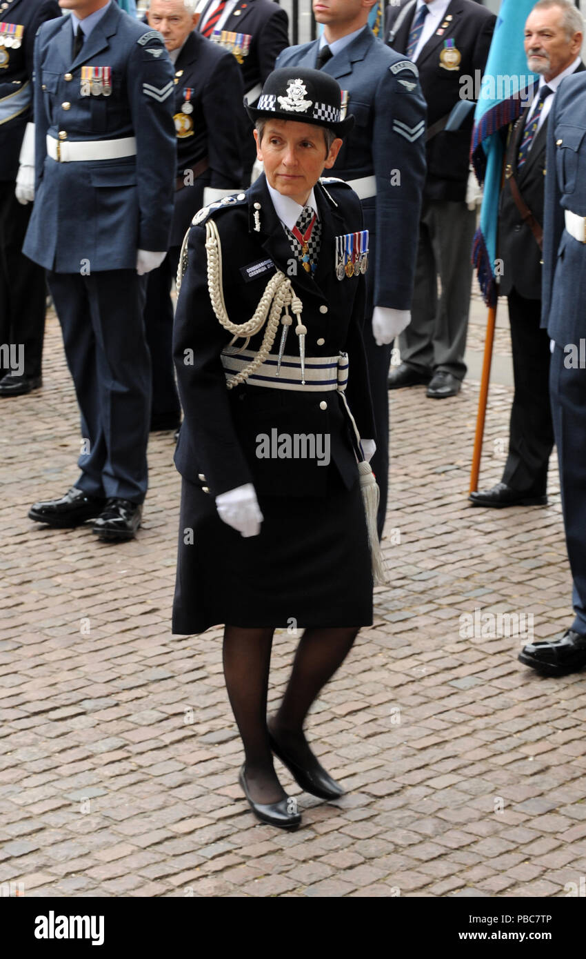 Commissioner Cressida Rose Dick CBE QPM at the RAF centenary ceremony ...