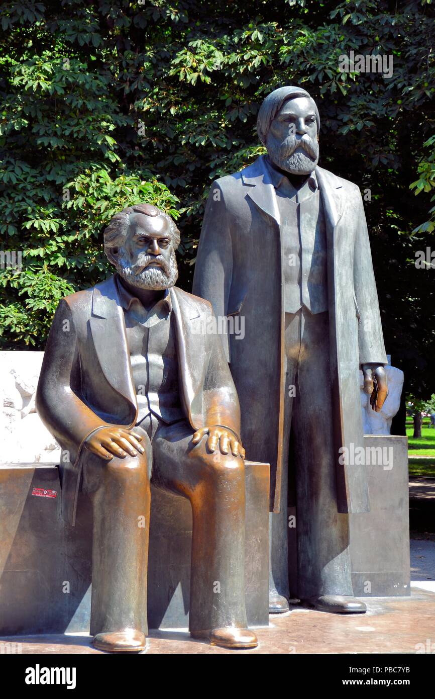 Bronze in the marx engels forum hi-res stock photography and images - Alamy