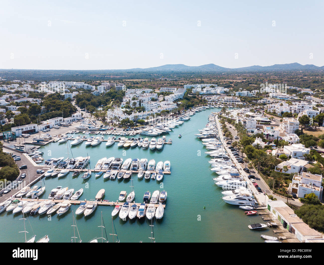 Aerial view jetty lagoon hi-res stock photography and images - Alamy