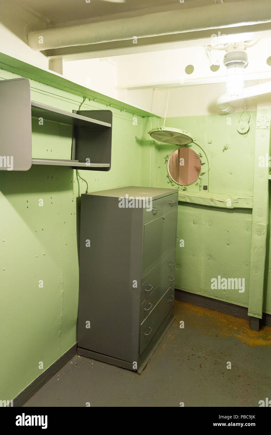 NEW YORK, USA - SEP 25, 2015: Interior of the USS Intrepid (The ...
