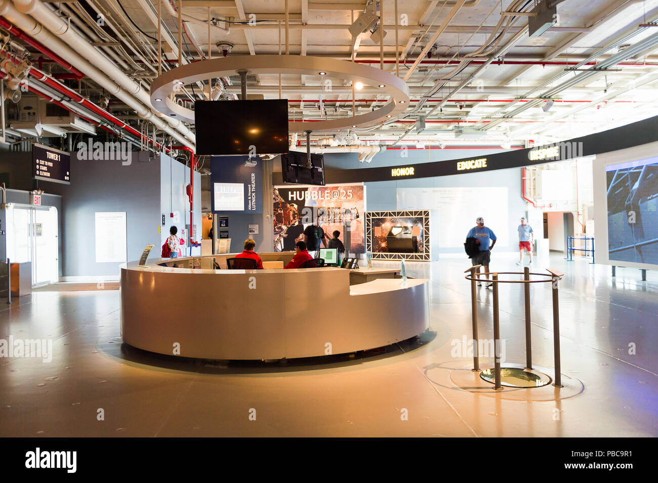 NEW YORK, USA - SEP 25, 2015: Interior of the USS Intrepid (The ...