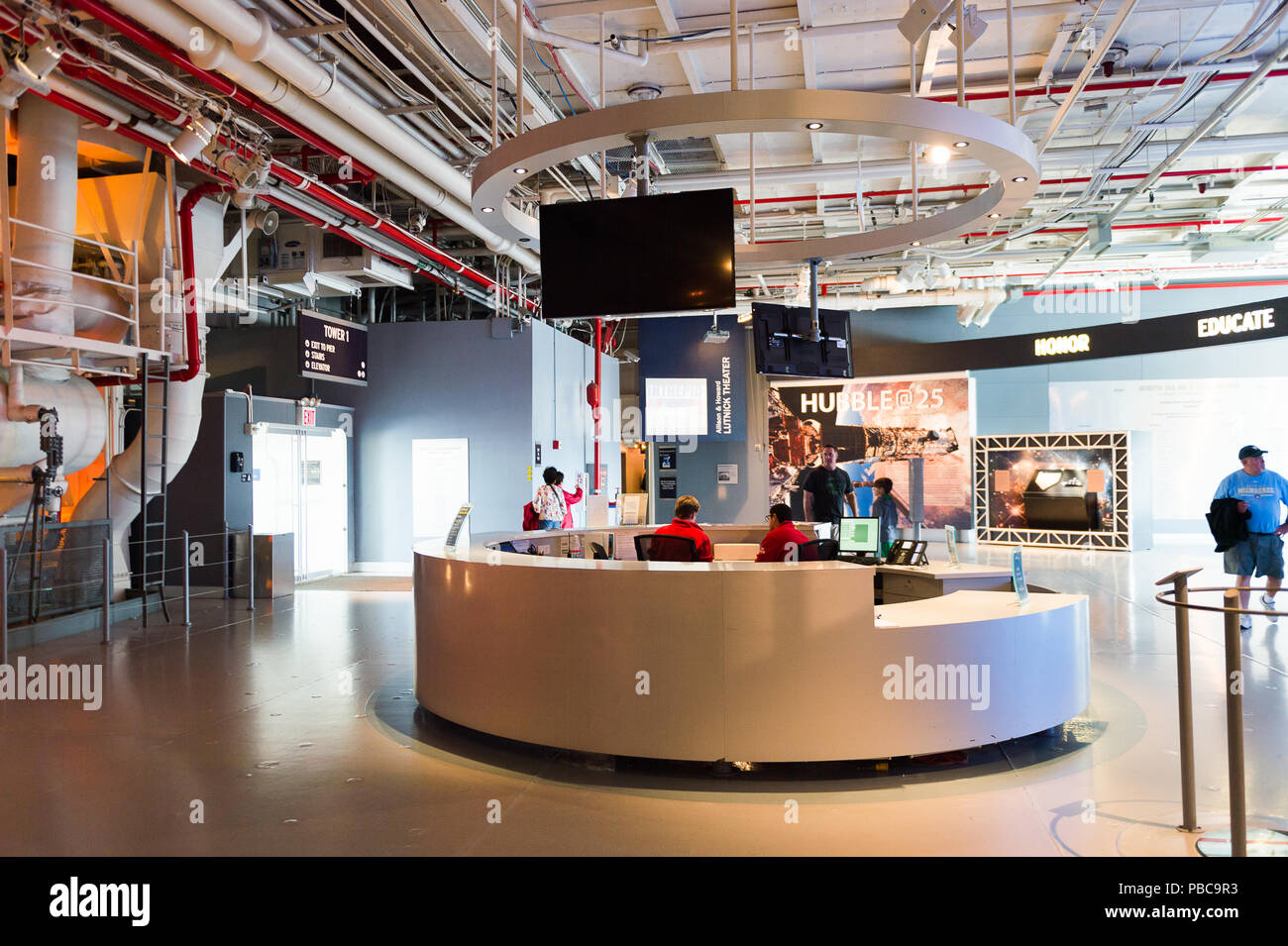 NEW YORK, USA - SEP 25, 2015: Interior of the USS Intrepid (The ...