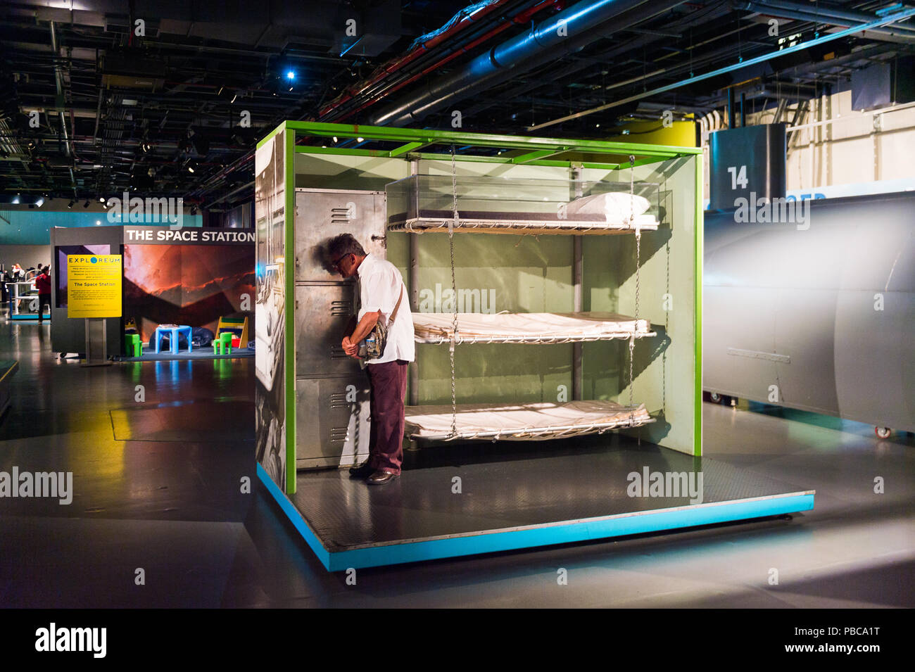 NEW YORK, USA - SEP 25, 2015: Interior of the USS Intrepid (The ...