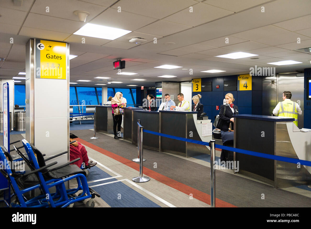 NEW YORK, USA - SEP 21, 2015: Part of the John F. Kennedy International ...