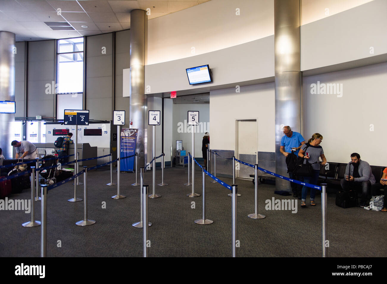 Lax airport interior architecture hi-res stock photography and images ...