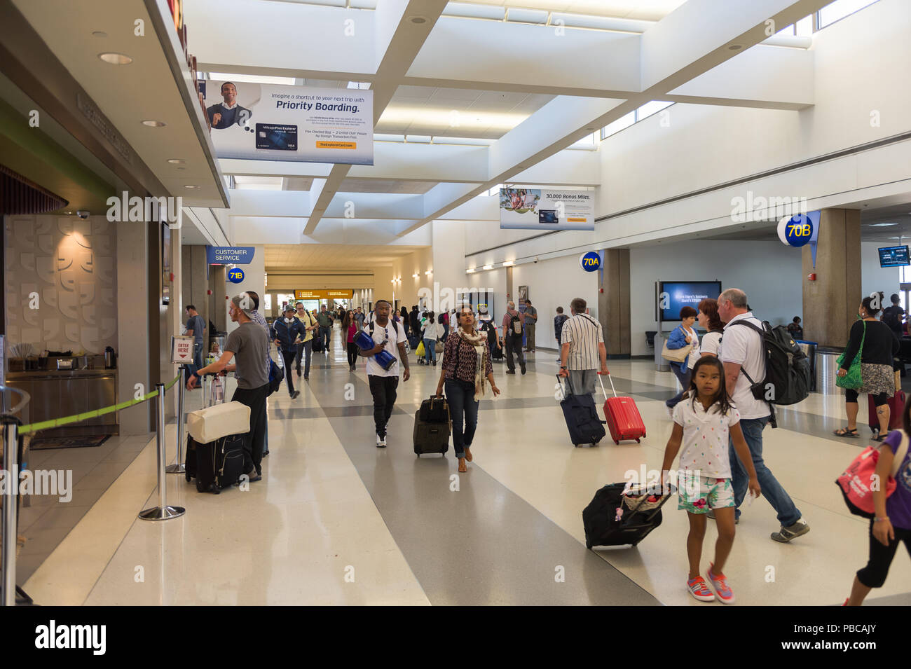 Lax airport inside hi-res stock photography and images - Alamy