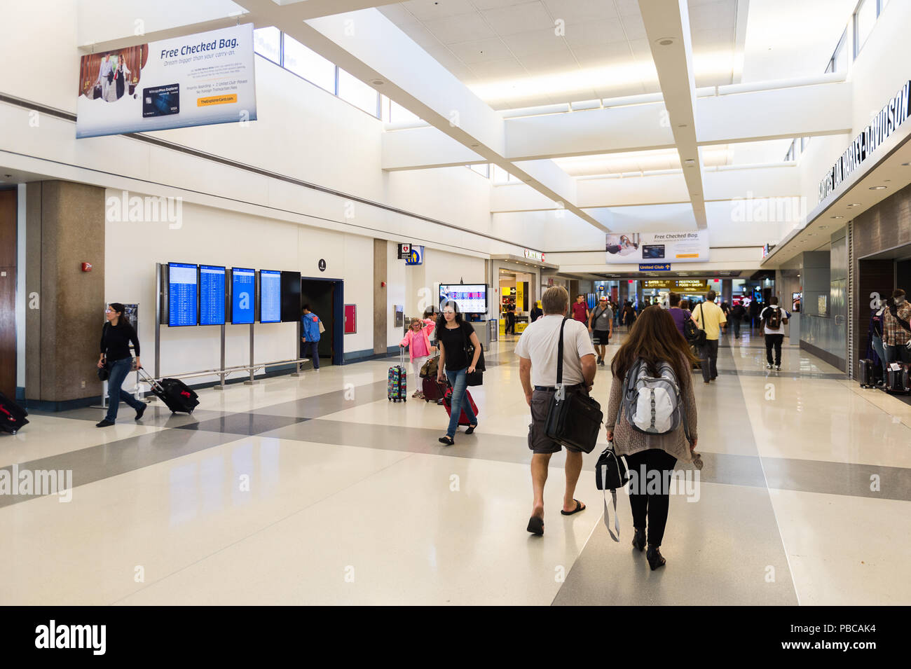 Lax airport interior architecture hi-res stock photography and images ...
