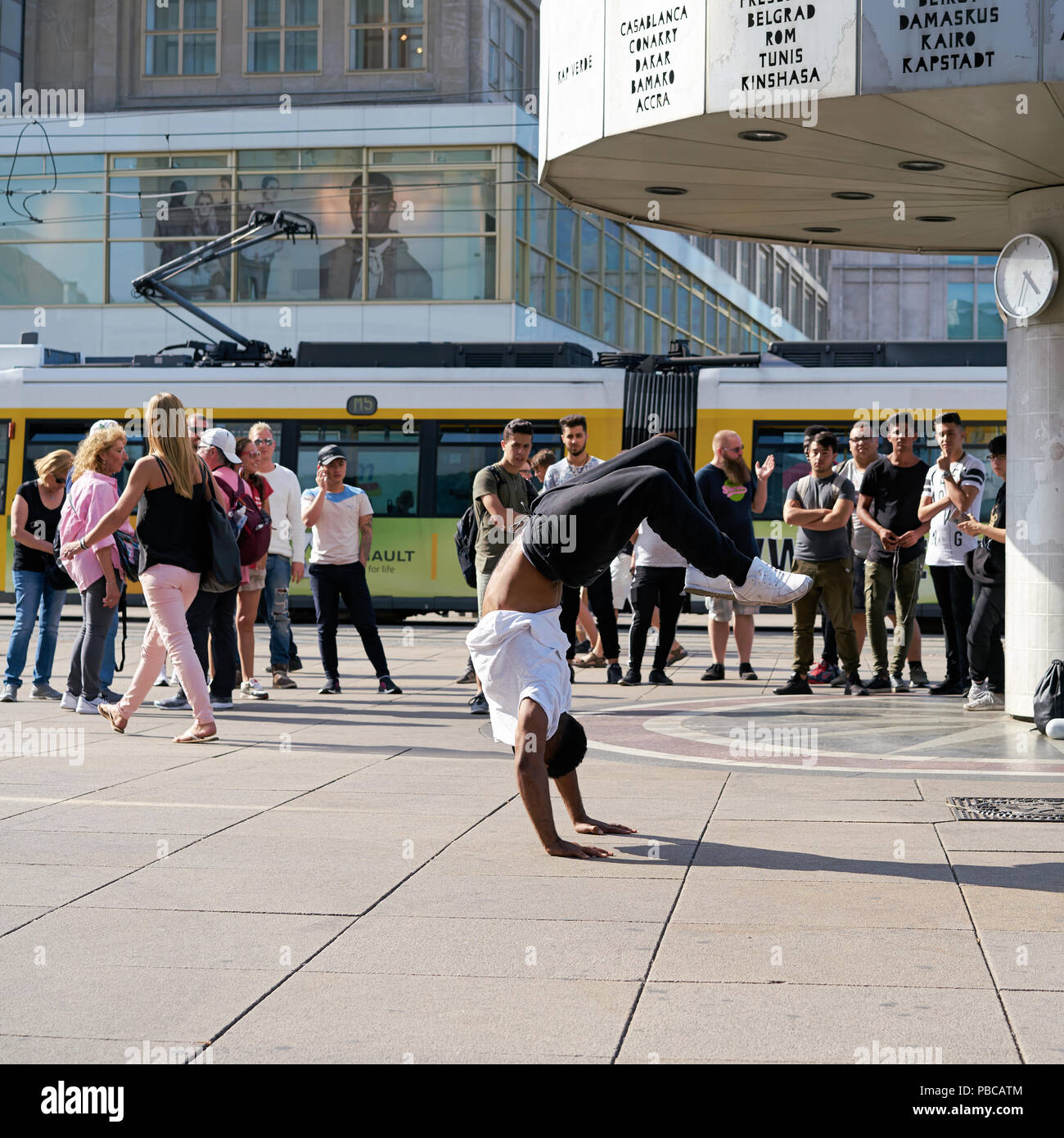 Breakdancer in the city center of Berlin Stock Photo - Alamy