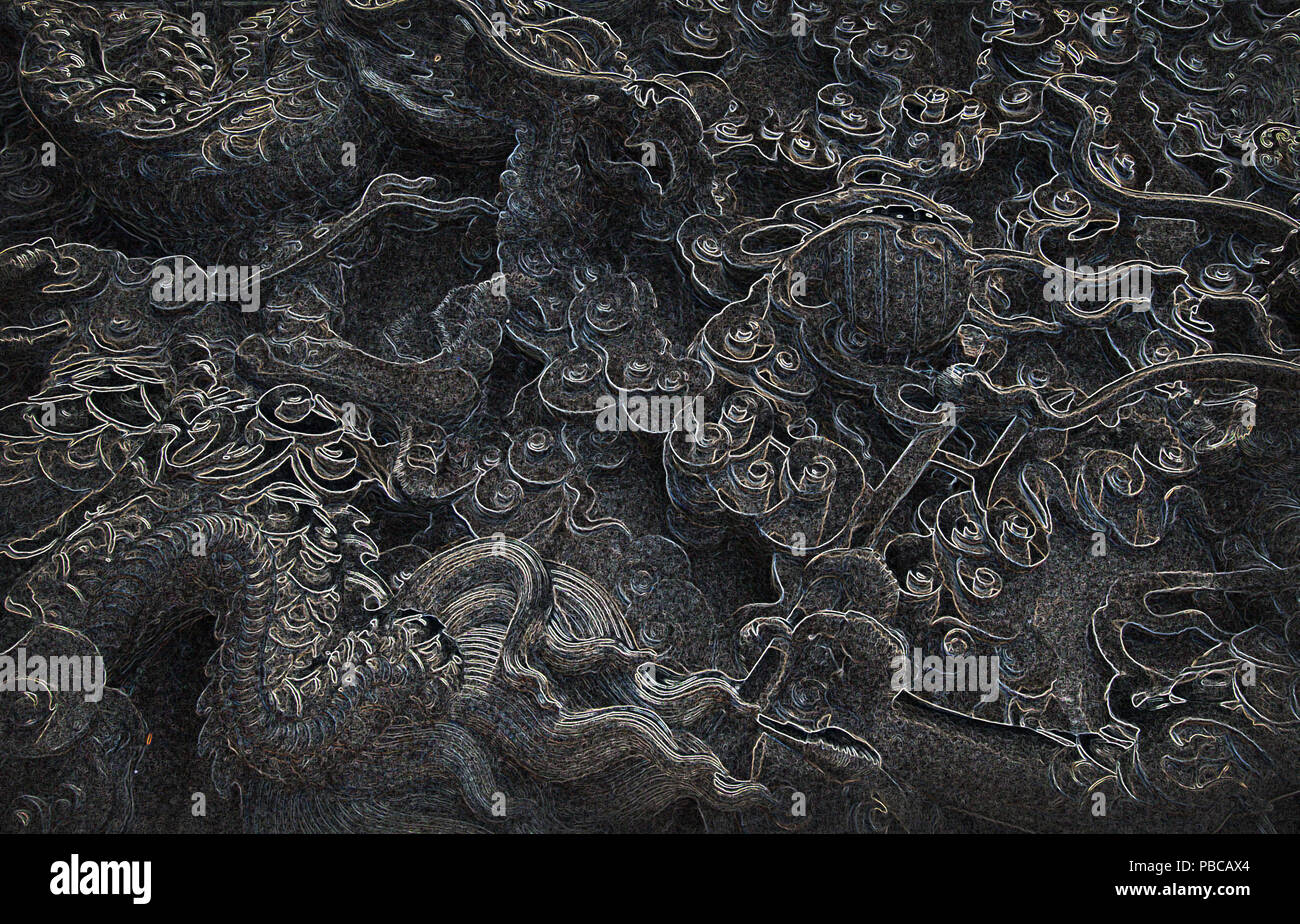 Chinese dragons pattern texture background Stock Photo - Alamy