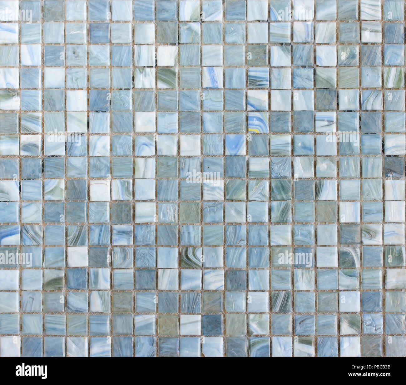 Blue Mosaic Tiles abstract texture and background Stock Photo - Alamy