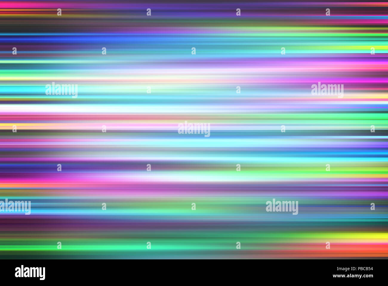 Colorful light and stripes moving fast over white background Stock ...