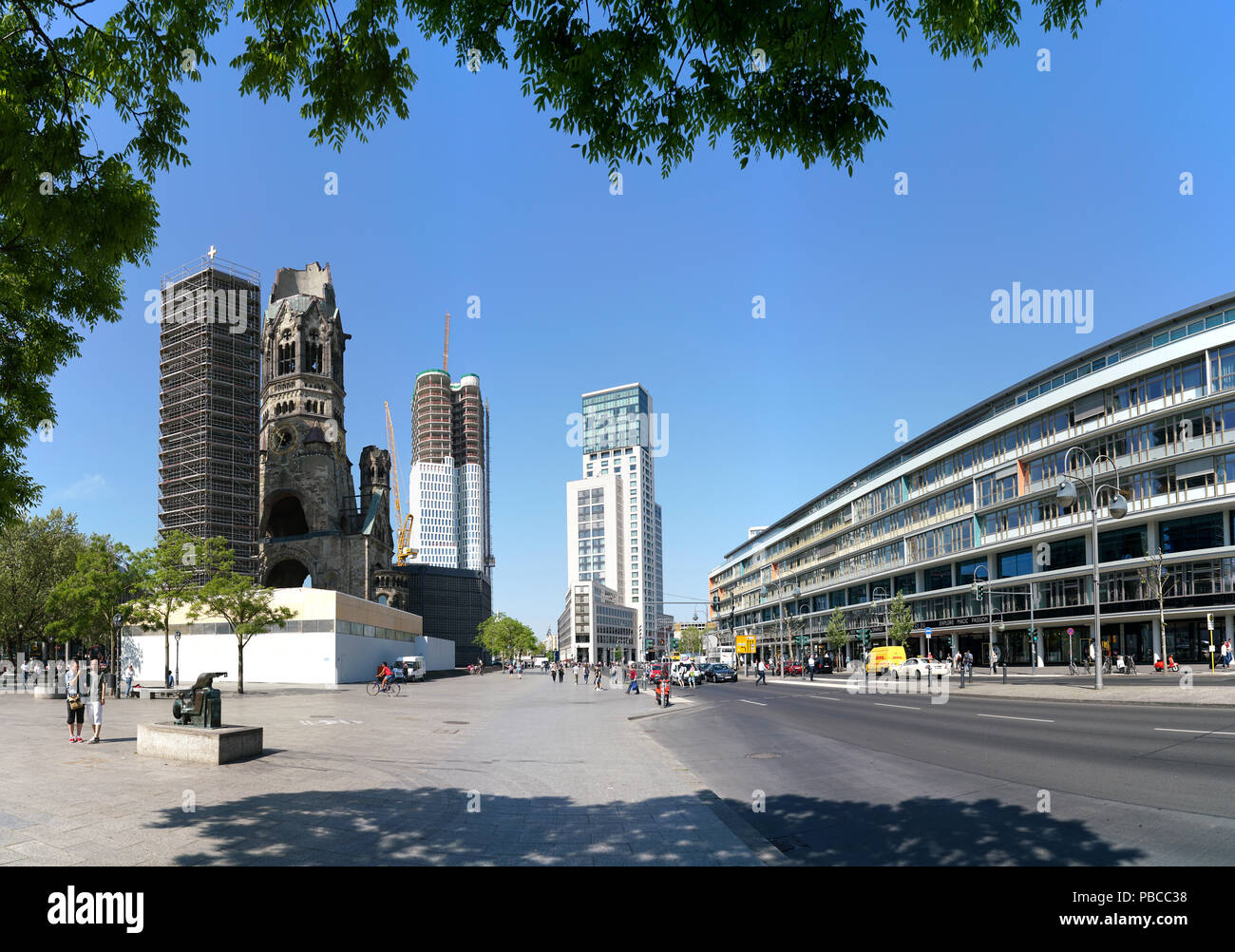 Breitscheidplatz in the center of Berlin Stock Photo - Alamy