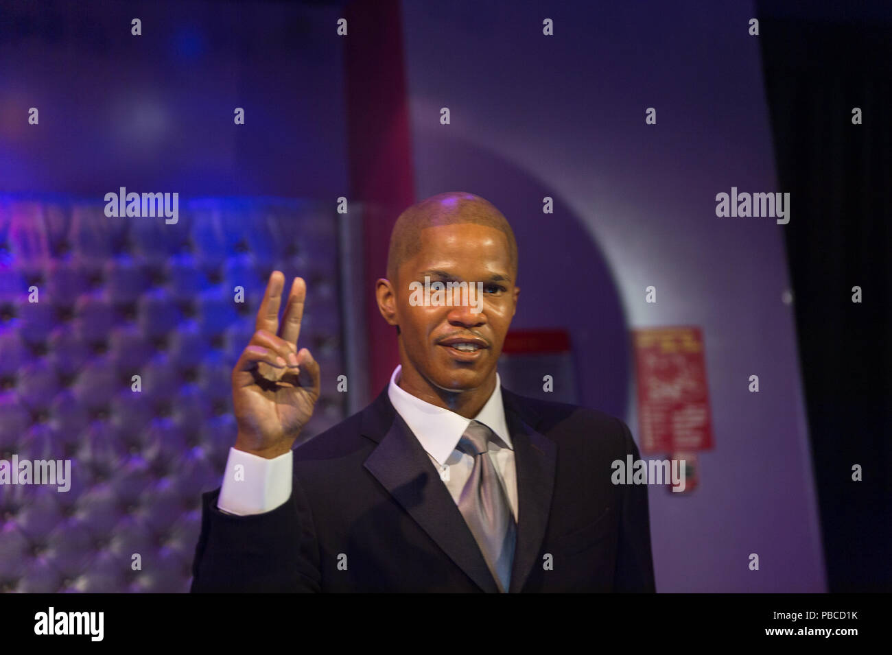 Jamie foxx madame tussauds hollywood hi-res stock photography and ...