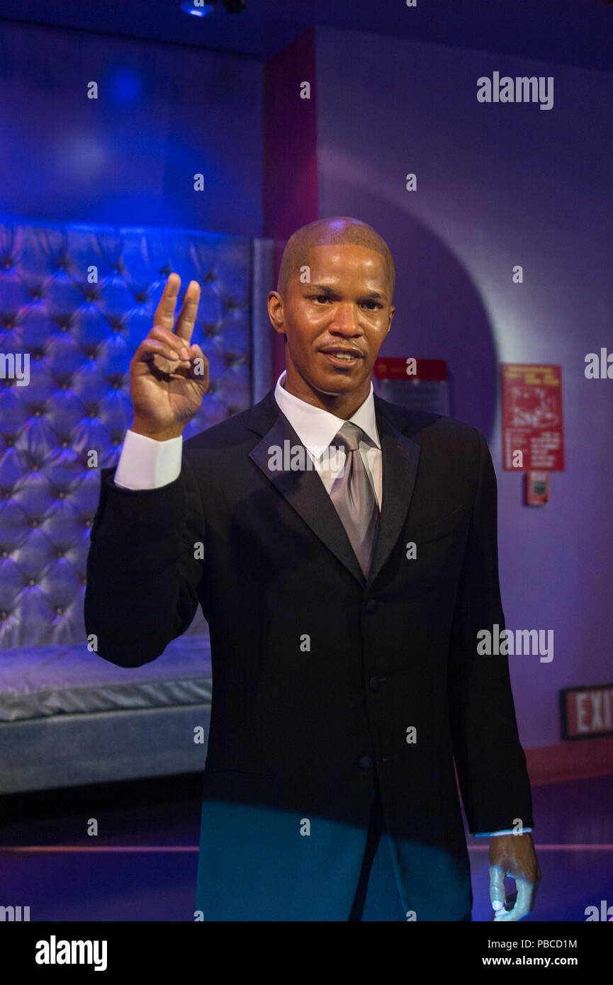 Jamie foxx madame tussauds hollywood hi-res stock photography and ...