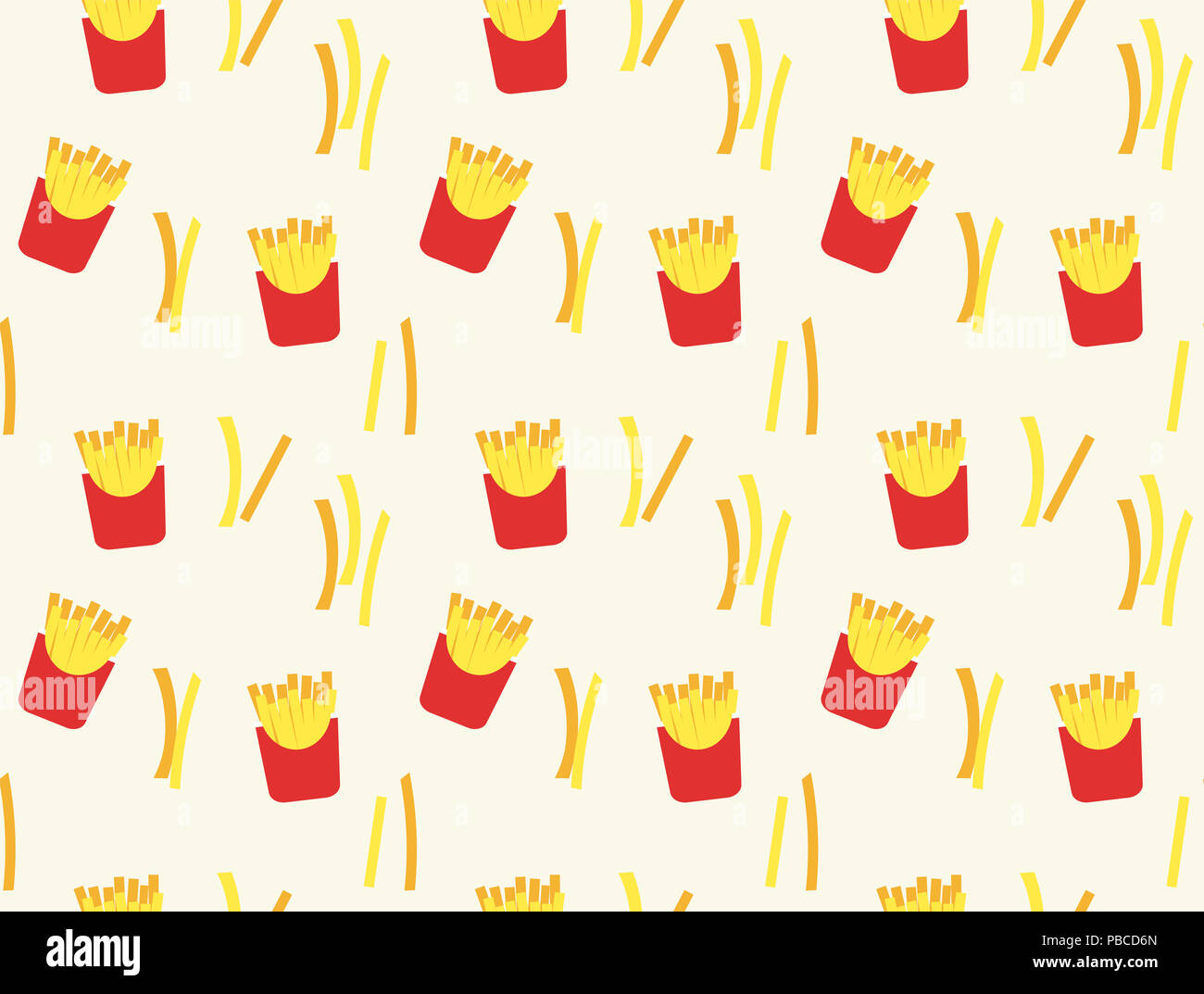 French fries pattern background Stock Photo - Alamy