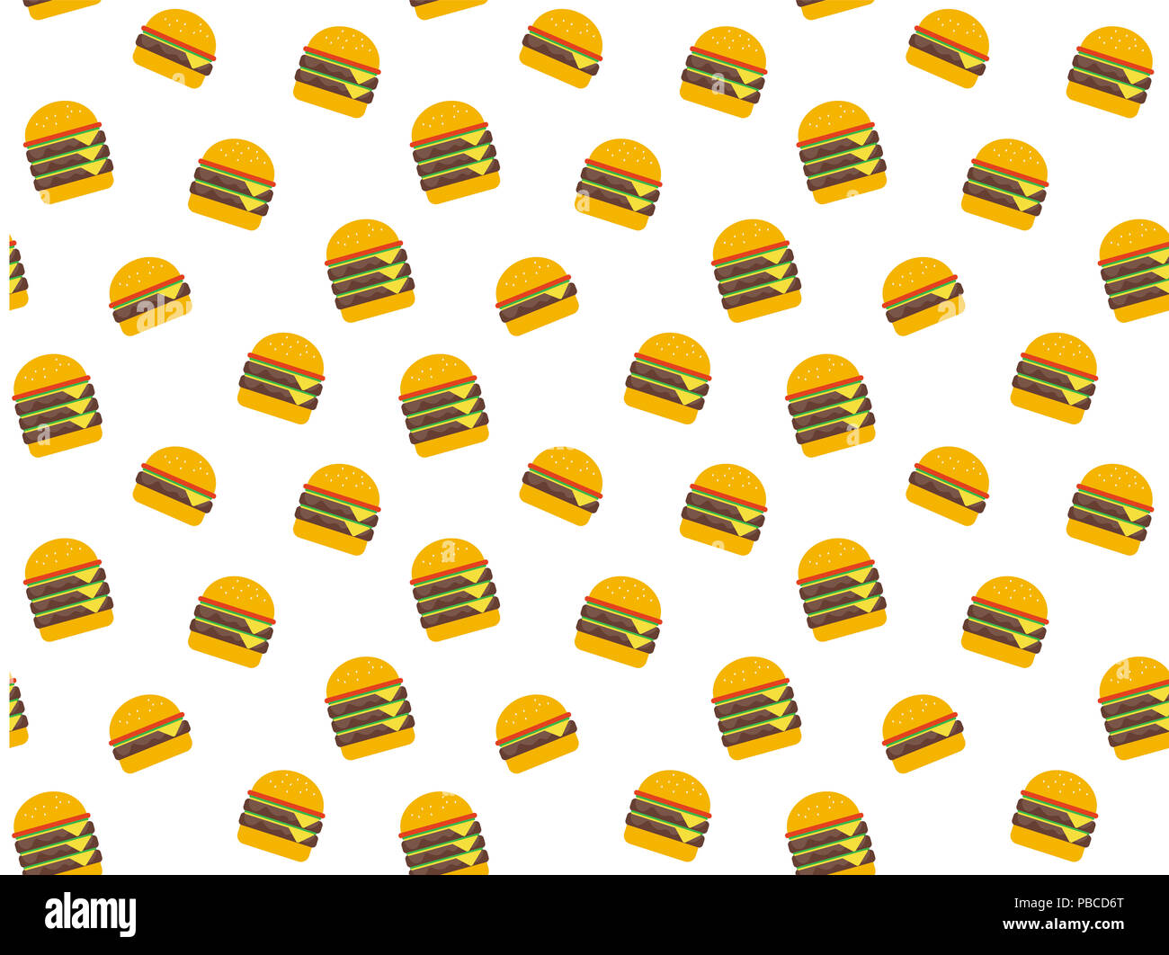 hamburger pattern background Stock Photo - Alamy
