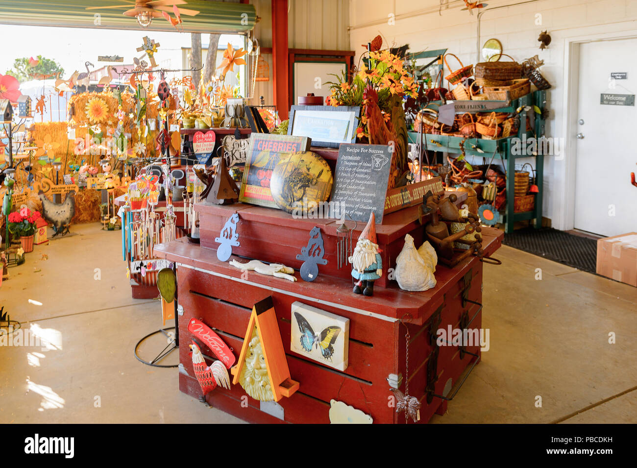 MERCED, CALIFRONIA - OCT 4, 2015: Fresh products at the Merced fruit ...