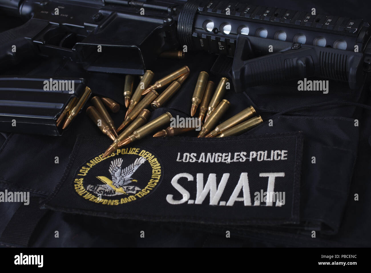Los angeles police department swat hi-res stock photography and images ...
