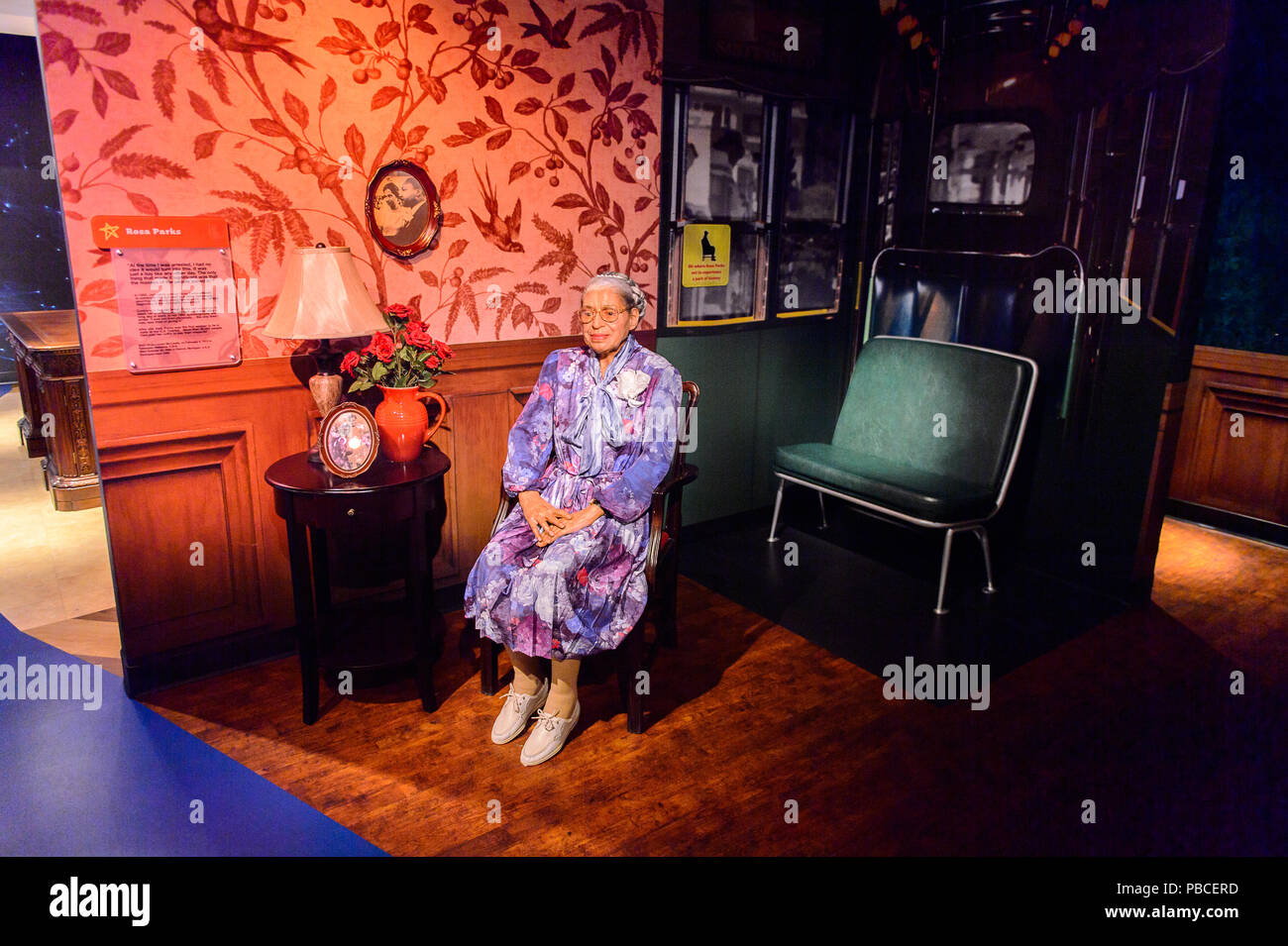 Rosa parks wax figure hi-res stock photography and images - Alamy