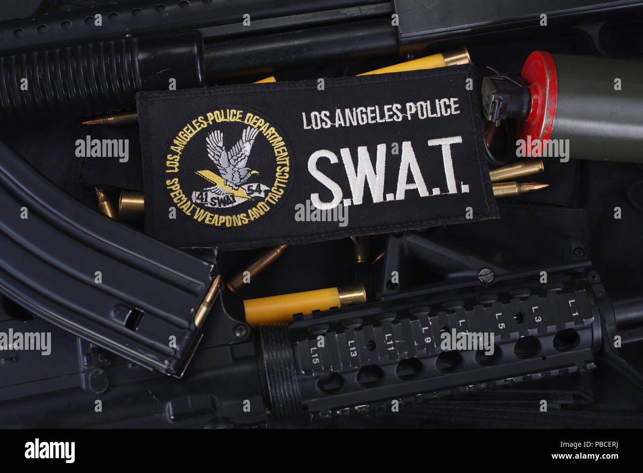 Los angeles police department swat hi-res stock photography and images ...