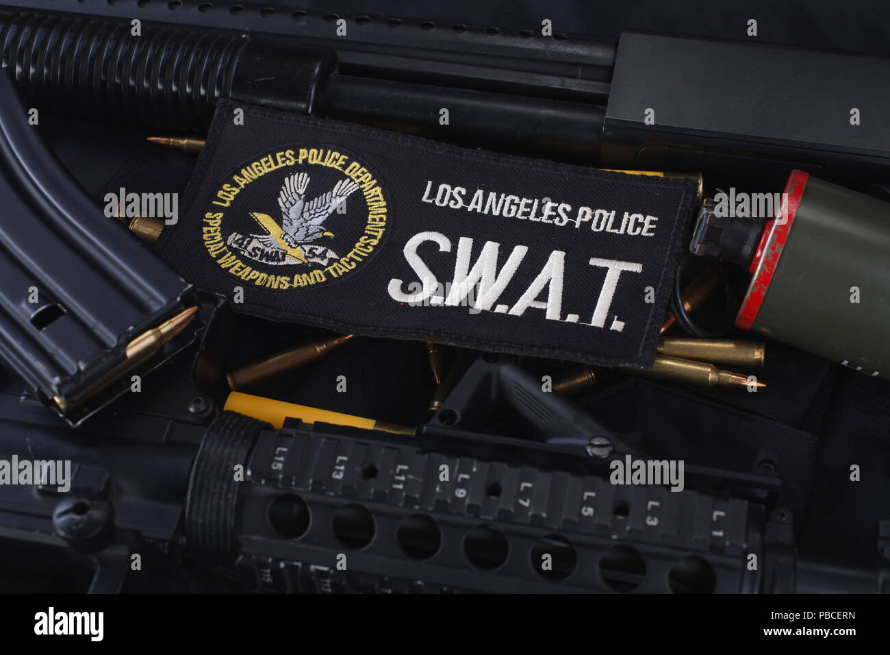 Los angeles police department swat hi-res stock photography and images ...