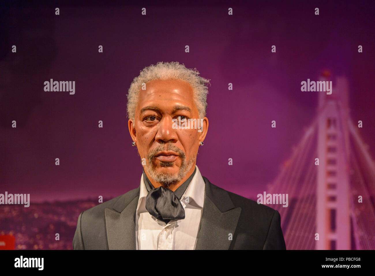 Morgan freeman madame tussauds hi-res stock photography and images - Alamy