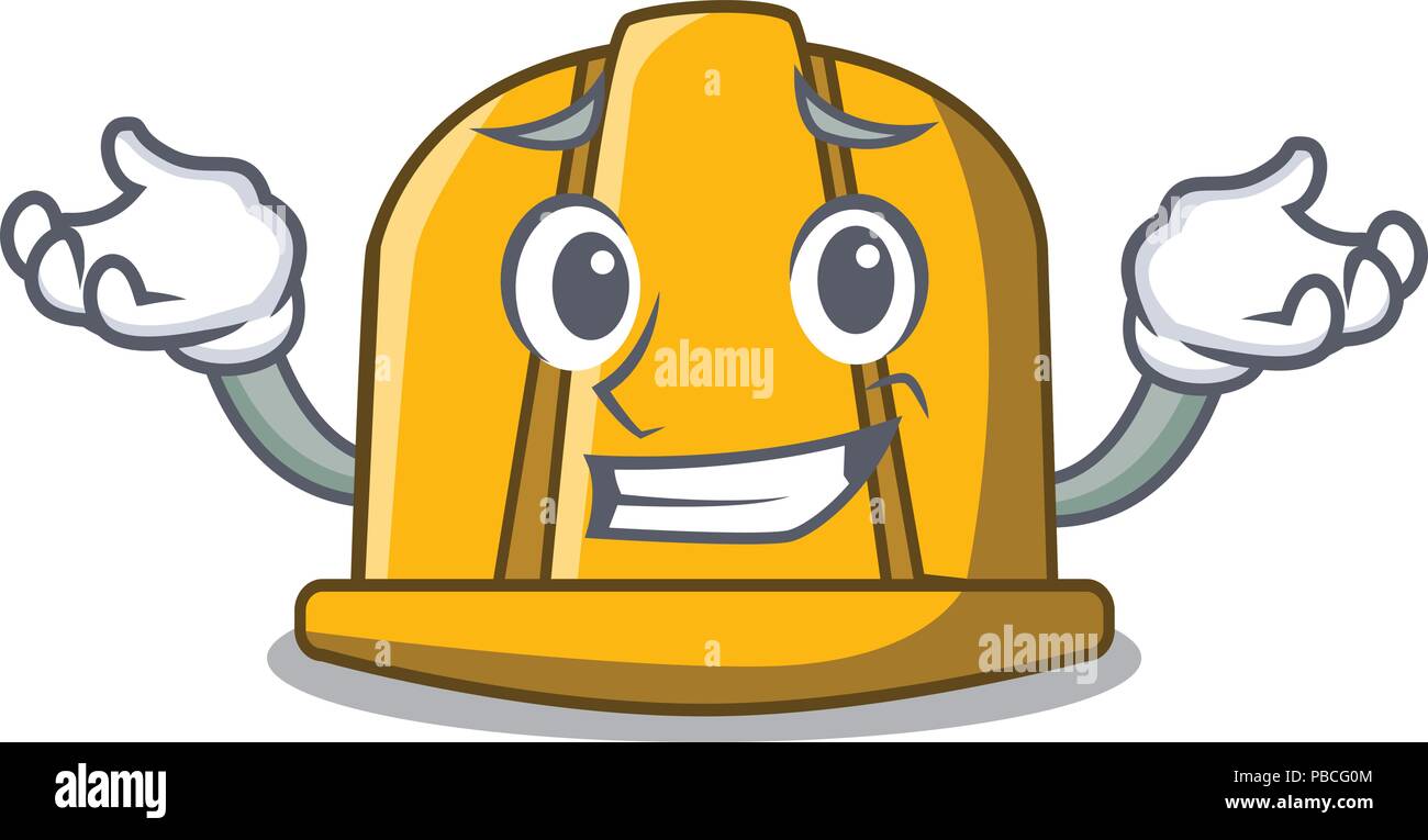 Grinning construction helmet character cartoon Stock Vector Image & Art ...