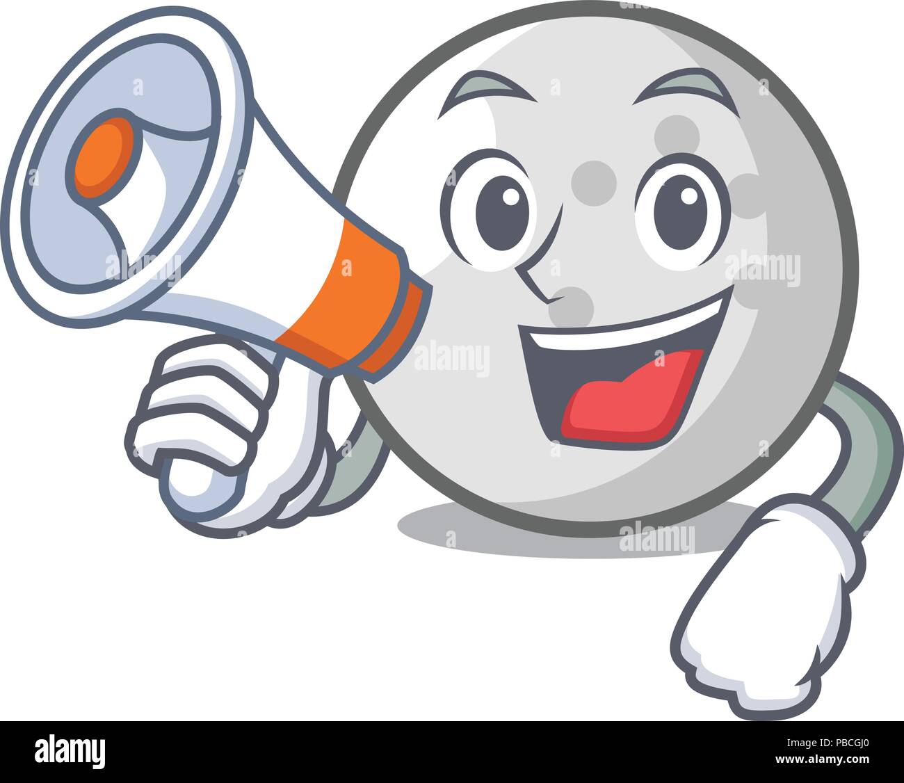 Professional megaphone icon cartoon Cut Out Stock Images & Pictures - Alamy