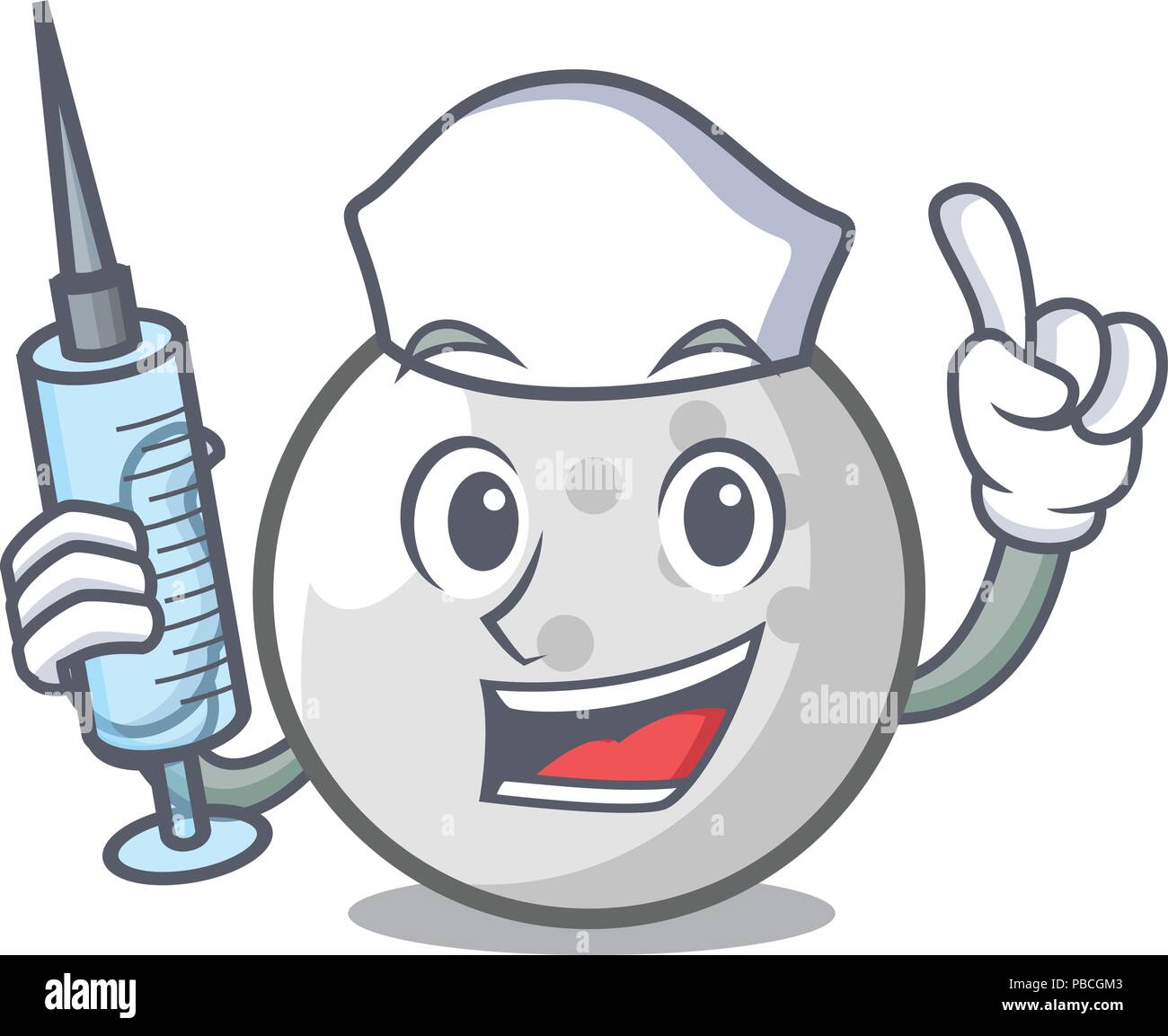 Nurse golf ball character cartoon Stock Vector Image & Art - Alamy
