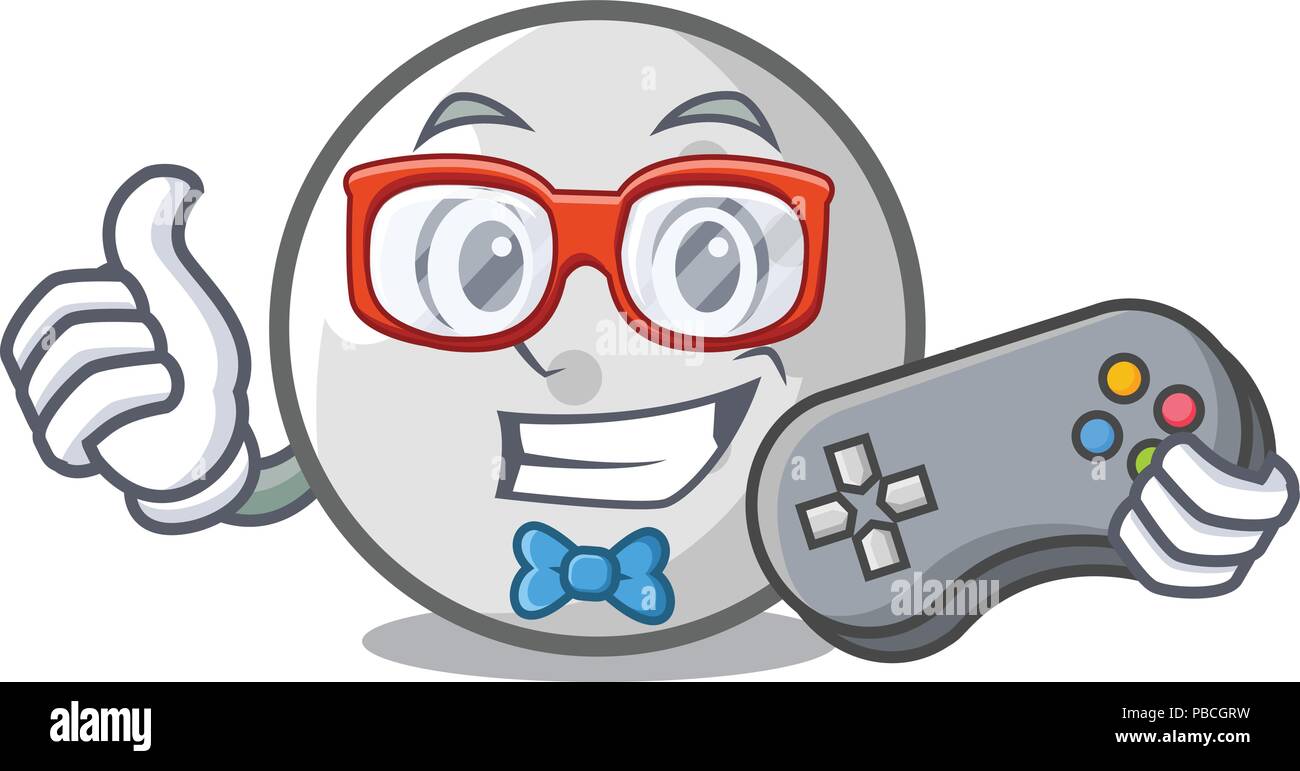 Gamer golf ball mascot cartoon Stock Vector Image & Art - Alamy