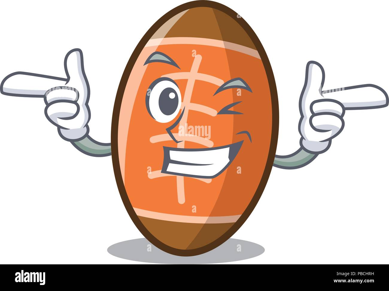 Football wink winking Stock Vector Images - Alamy