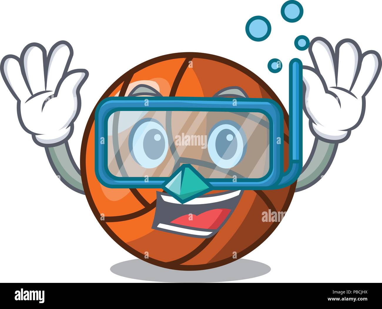 Diving volleyball character cartoon style Stock Vector Image & Art - Alamy