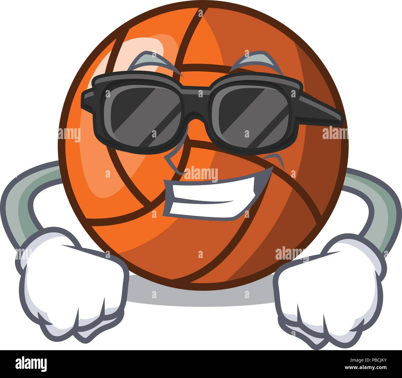 Super cool volleyball character cartoon style Stock Vector Image & Art ...