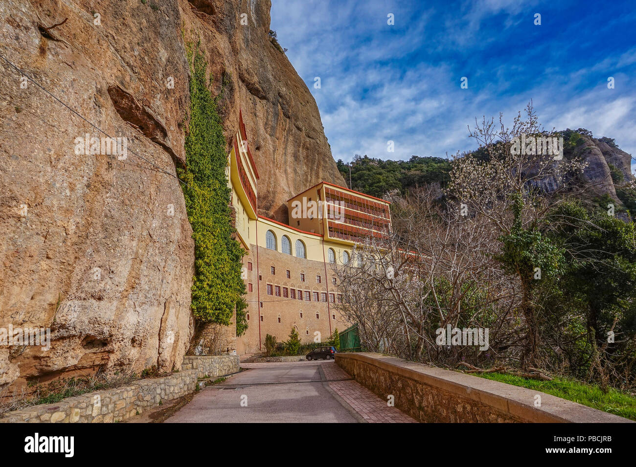 The Holy Monastery of Mega Spileo is placed 10km far from the town of ...