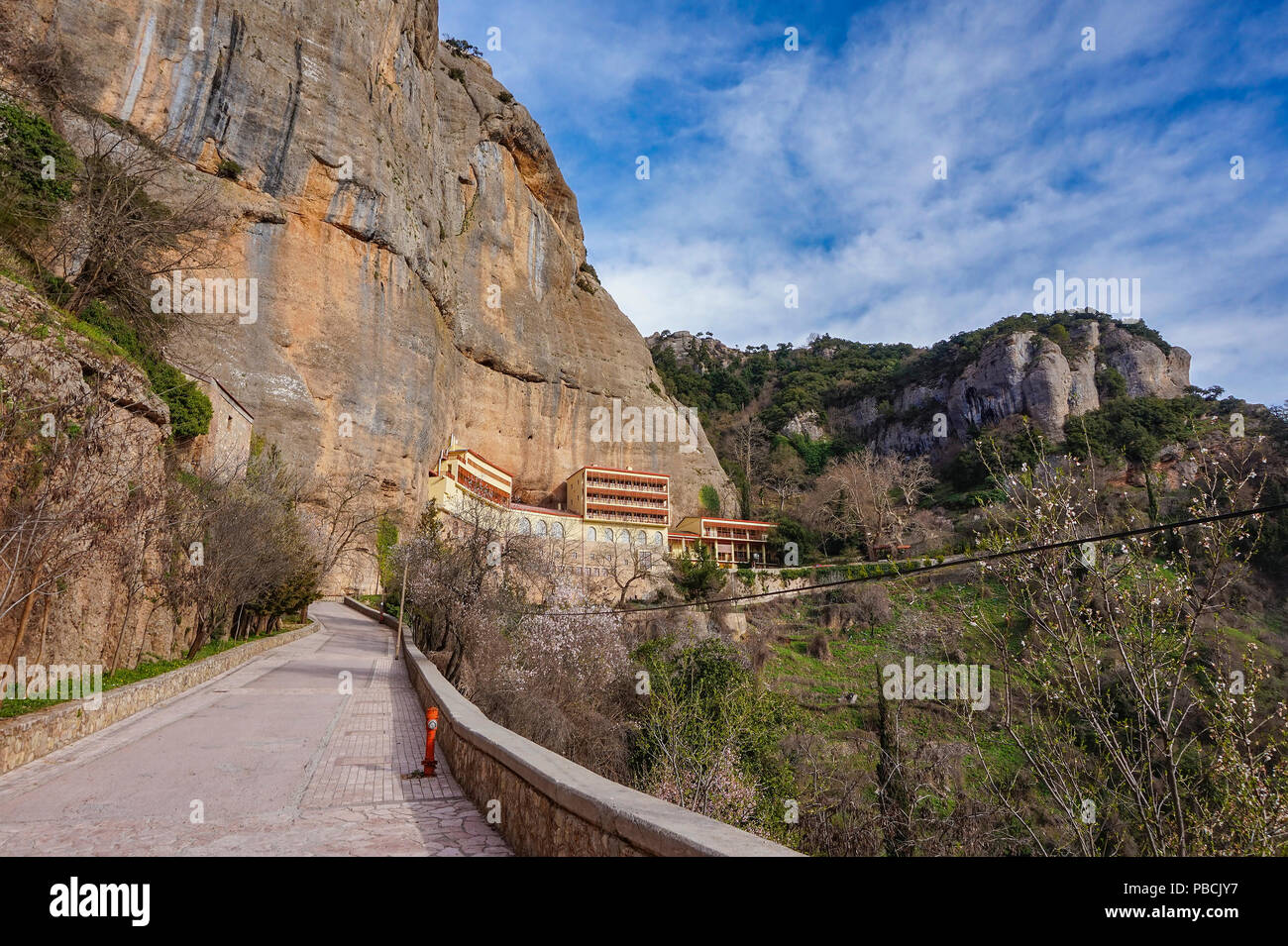 The Holy Monastery of Mega Spileo is placed 10km far from the town of ...
