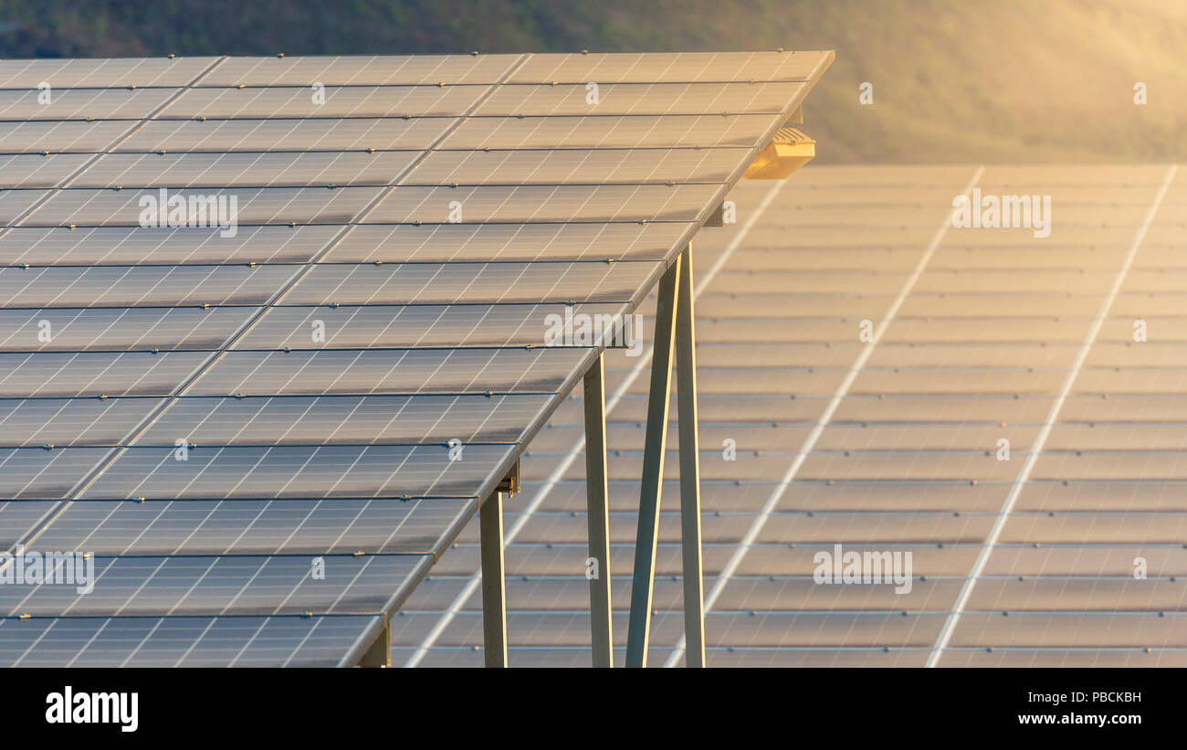 Group of solar and photovoltaic panels for electric power production ...