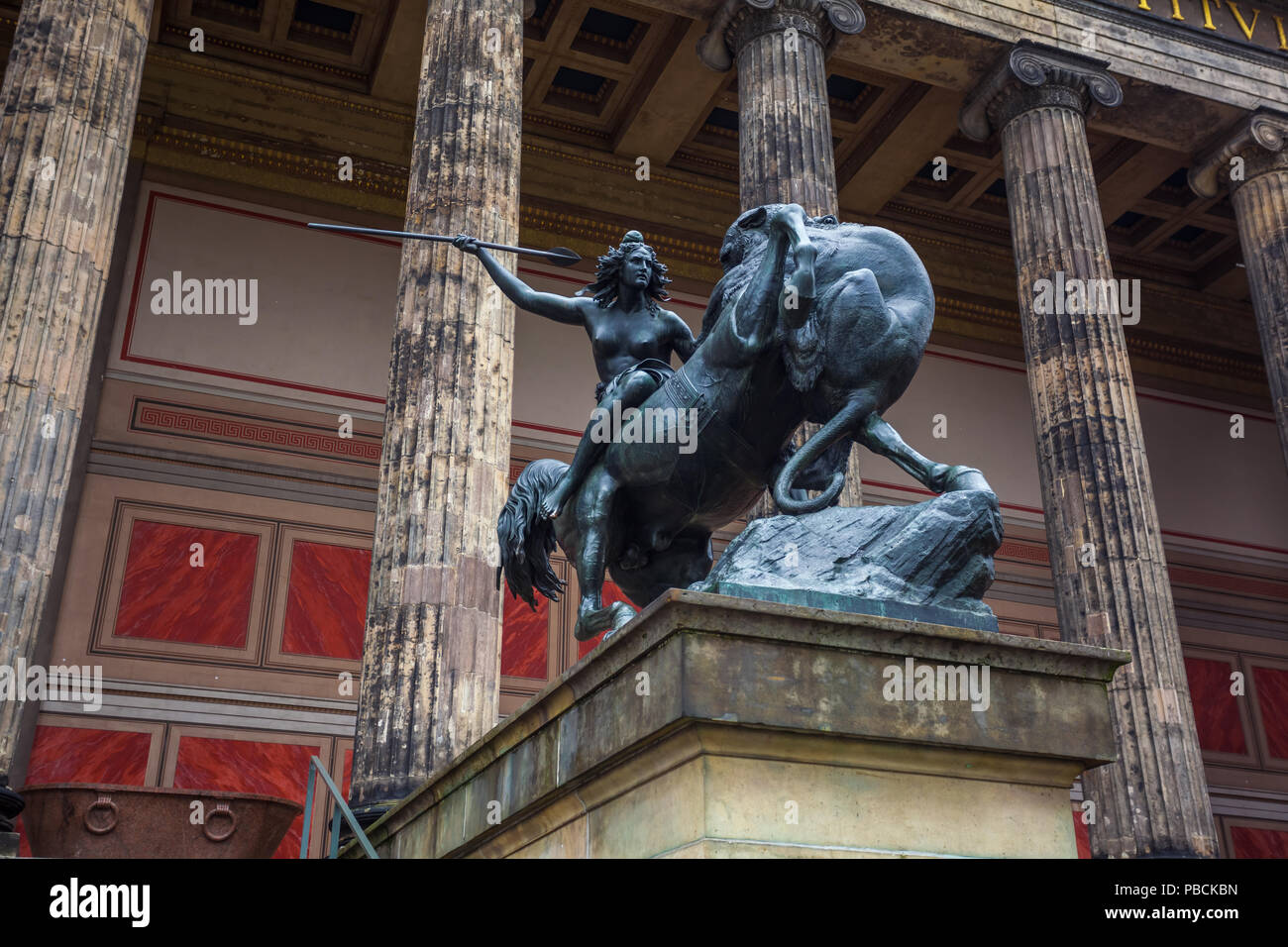 The building of the Altes Museum on the Museums Island in Berlin Stock ...