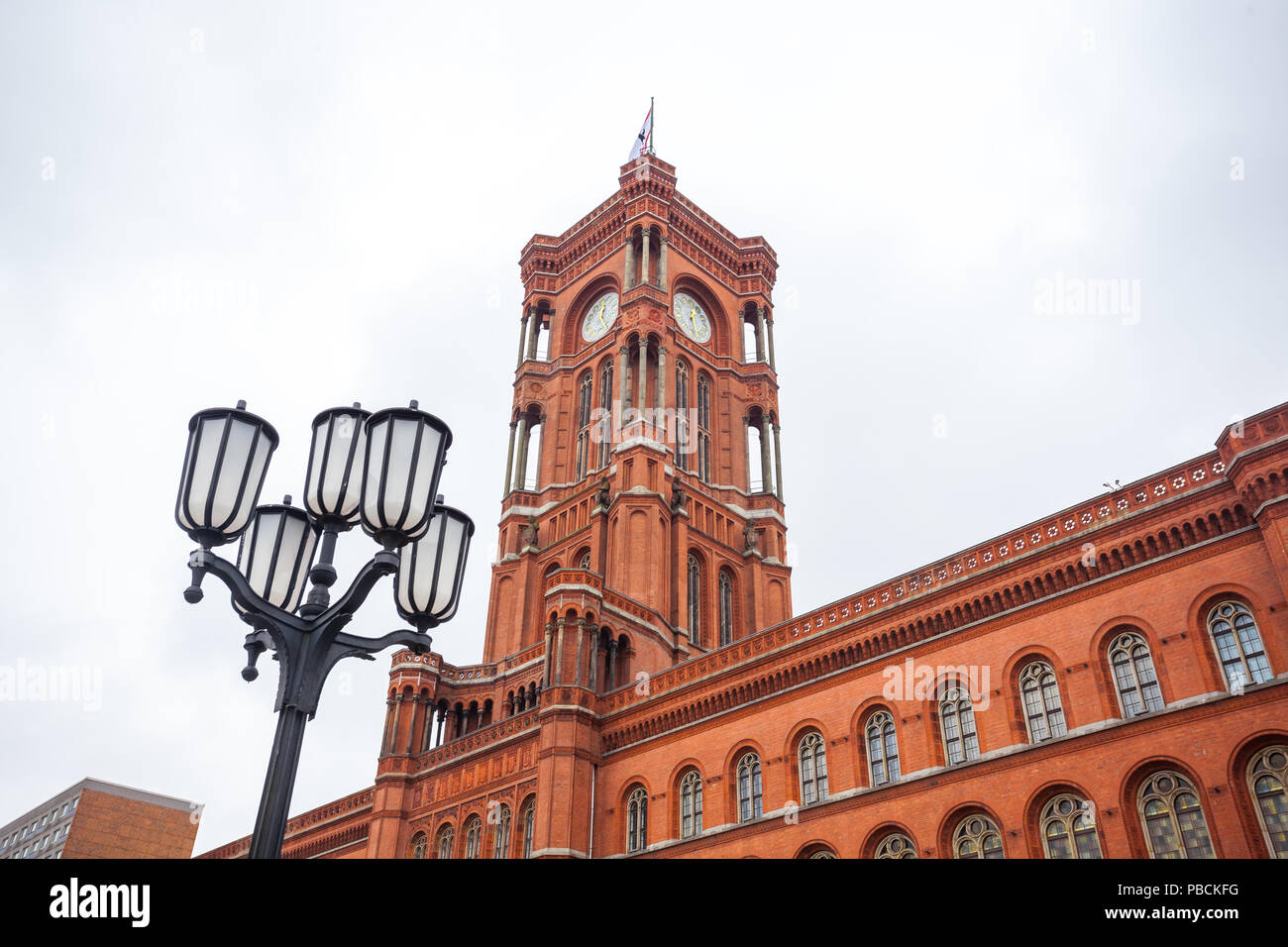 Famous Rotes Rathaus, Meaning Red City Hall In German Language, Berlin ...