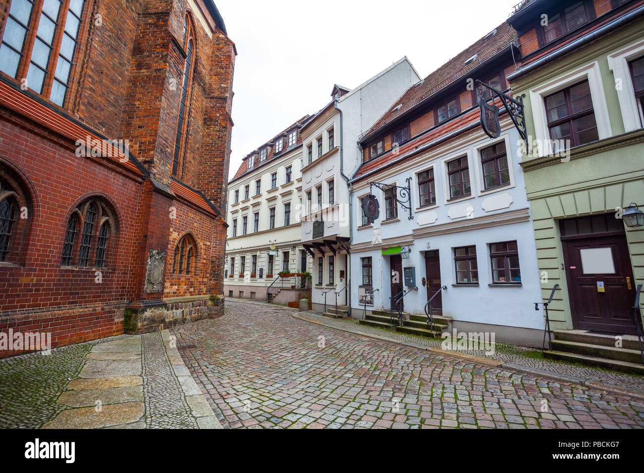 old streets and houses in Berlin, Germany Stock Photo - Alamy