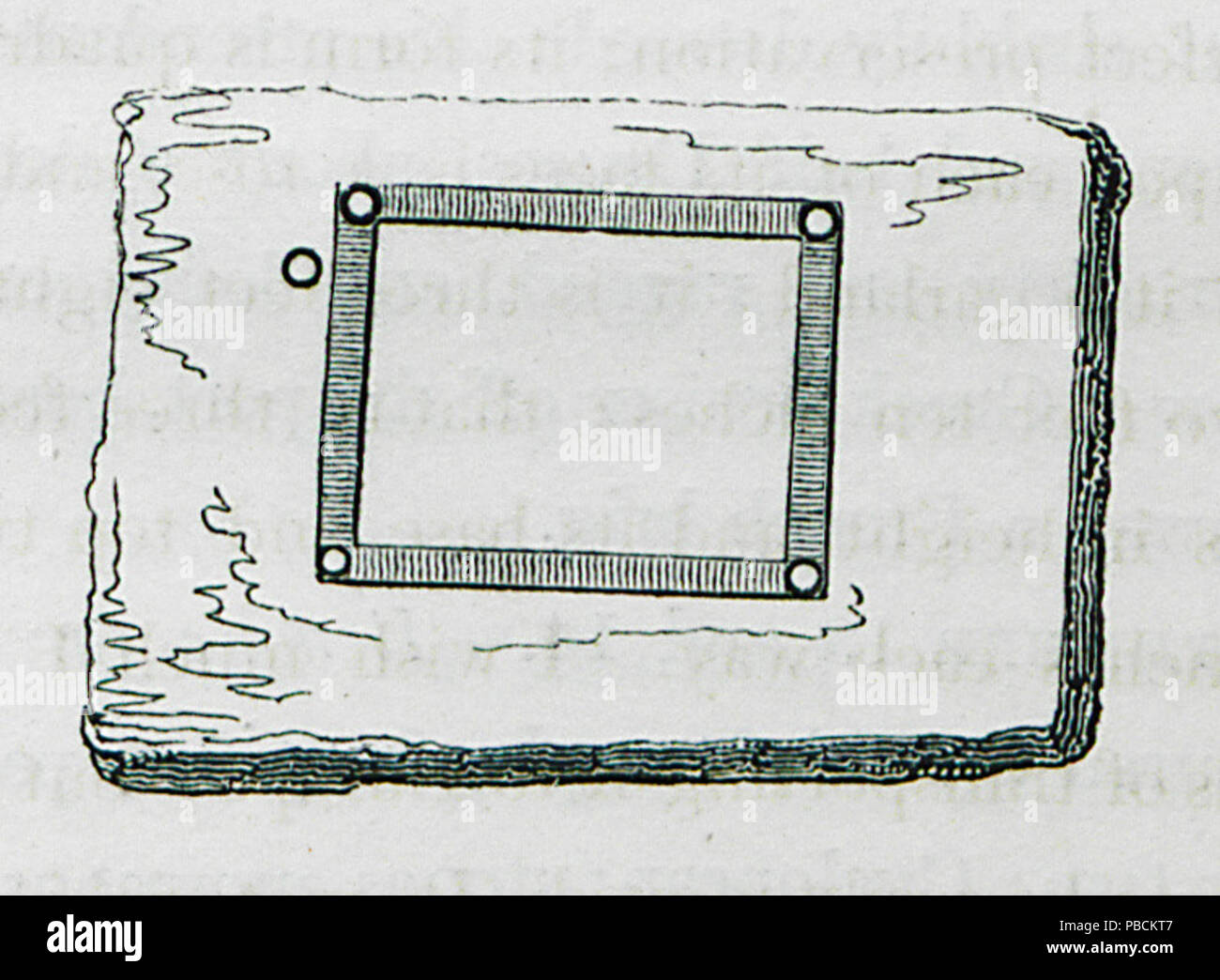 1204 Plan of the site where the statue of Astarte stood at the Temple ...