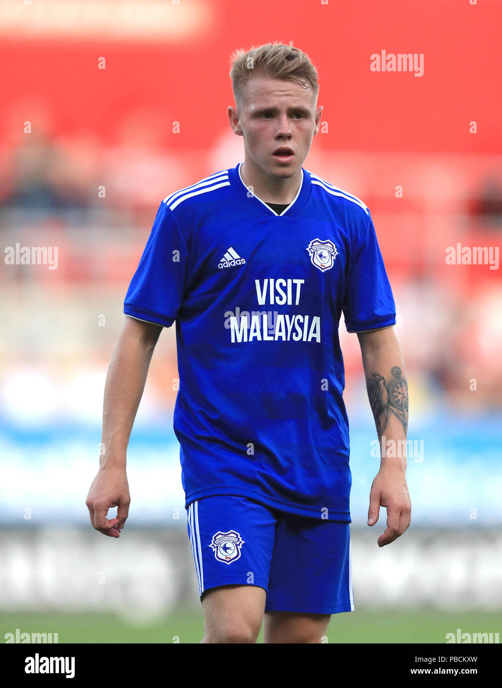 Cardiff City's James Waite Stock Photo - Alamy