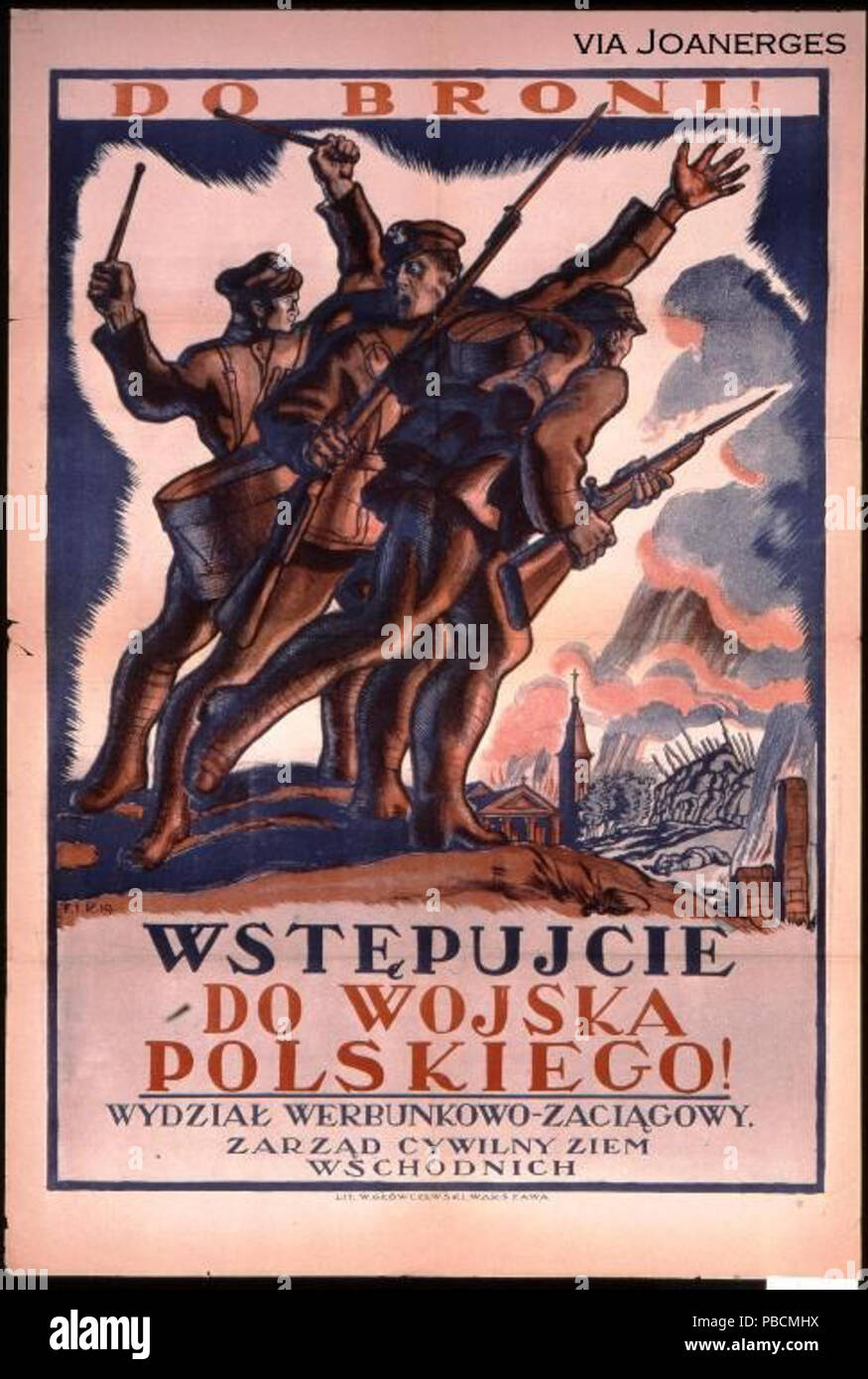 1209 Polish-soviet propaganda poster 14 Stock Photo - Alamy