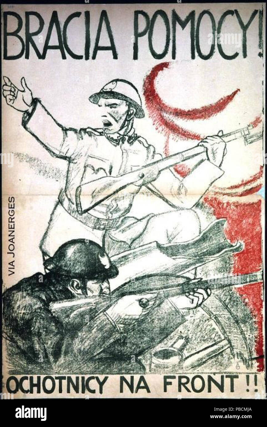 1209 Polish-soviet propaganda poster 4 Stock Photo - Alamy