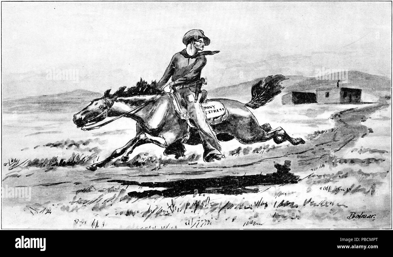 Pony express hi-res stock photography and images - Alamy