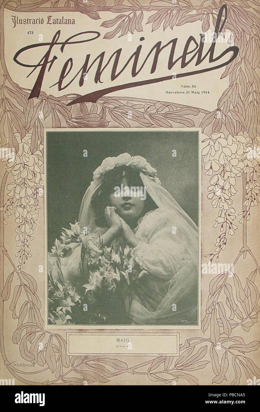 1213 Portada Feminal número 86 Stock Photo - Alamy