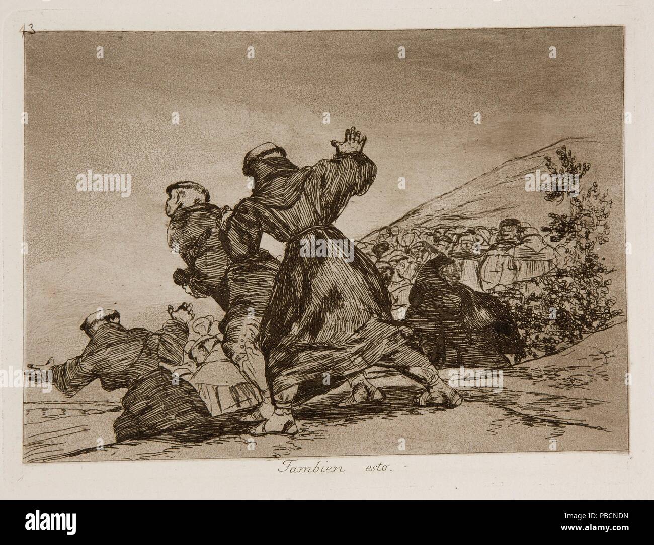Francisco de Goya y Lucientes / 'This too'. 1810 - 1814. Etching ...