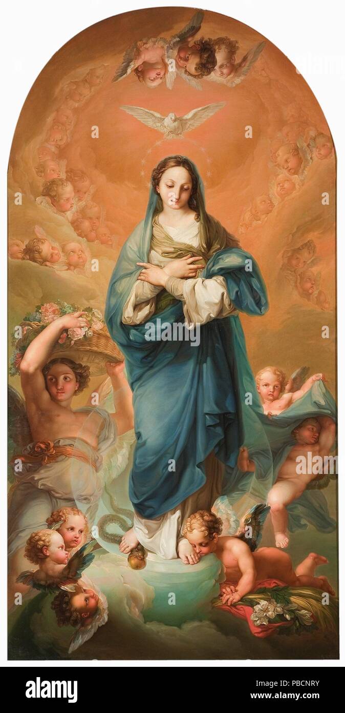 Immaculate Conception Painting High Resolution Stock Photography and ...