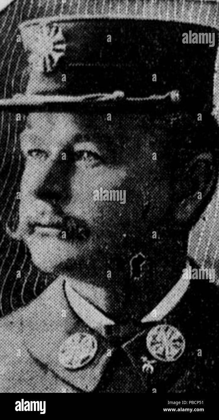 1218 Portrait of Thomas Strohm, Los Angeles, California, fire chief ...