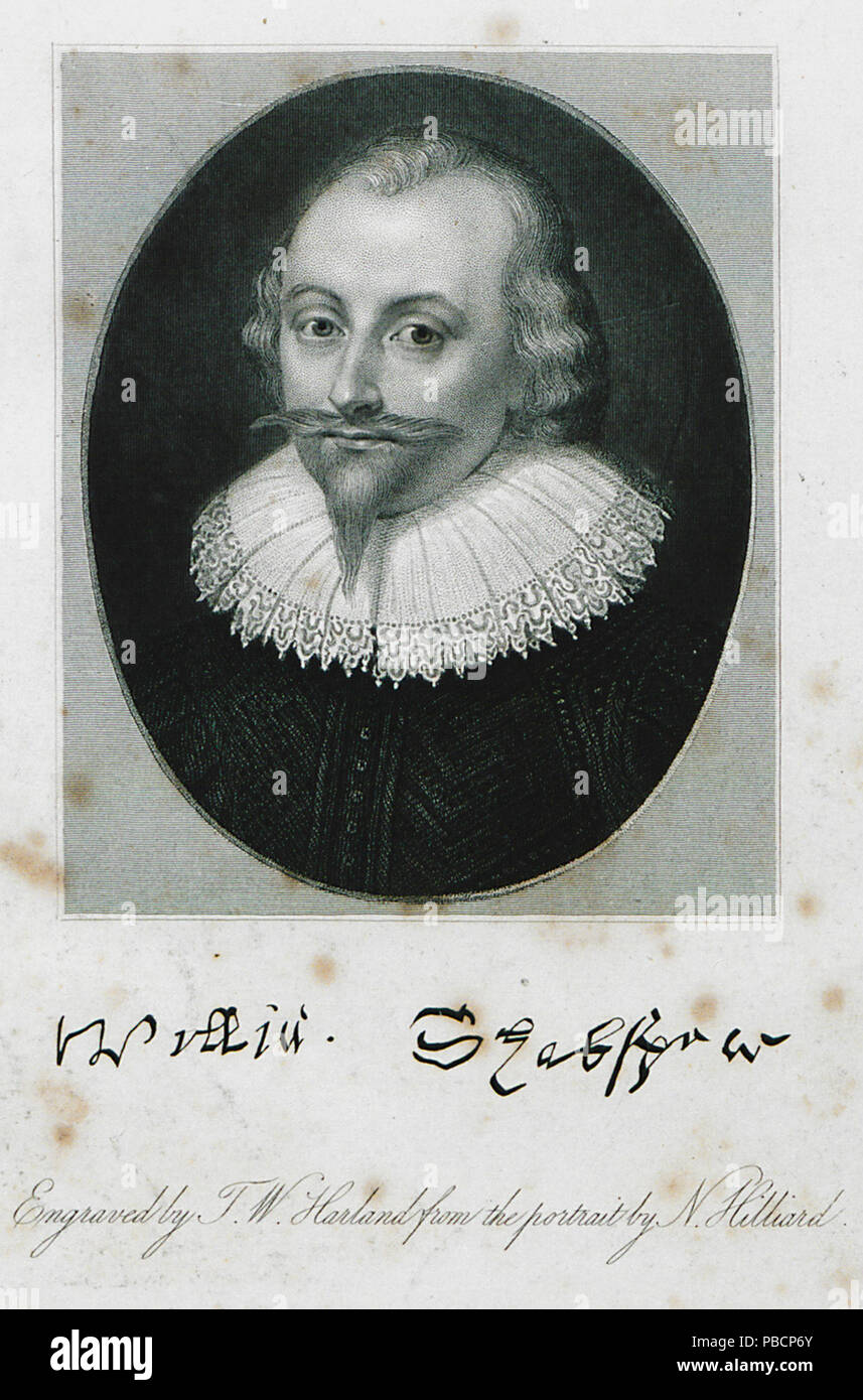 1219 Portrait of William Shakespeare - Byron George Gordon Lord - 1849 ...